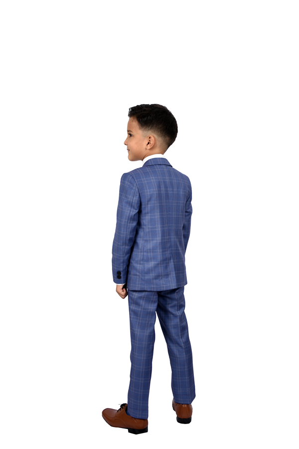 DARK BLUE PATTERN SUIT – Little Giants